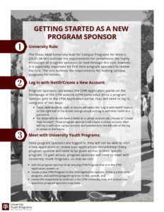 Resources - University Youth Programs